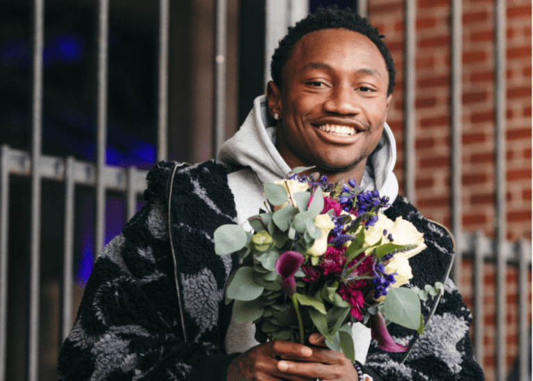 Football Star Zay Flowers Tackling New Role with UrbanStems